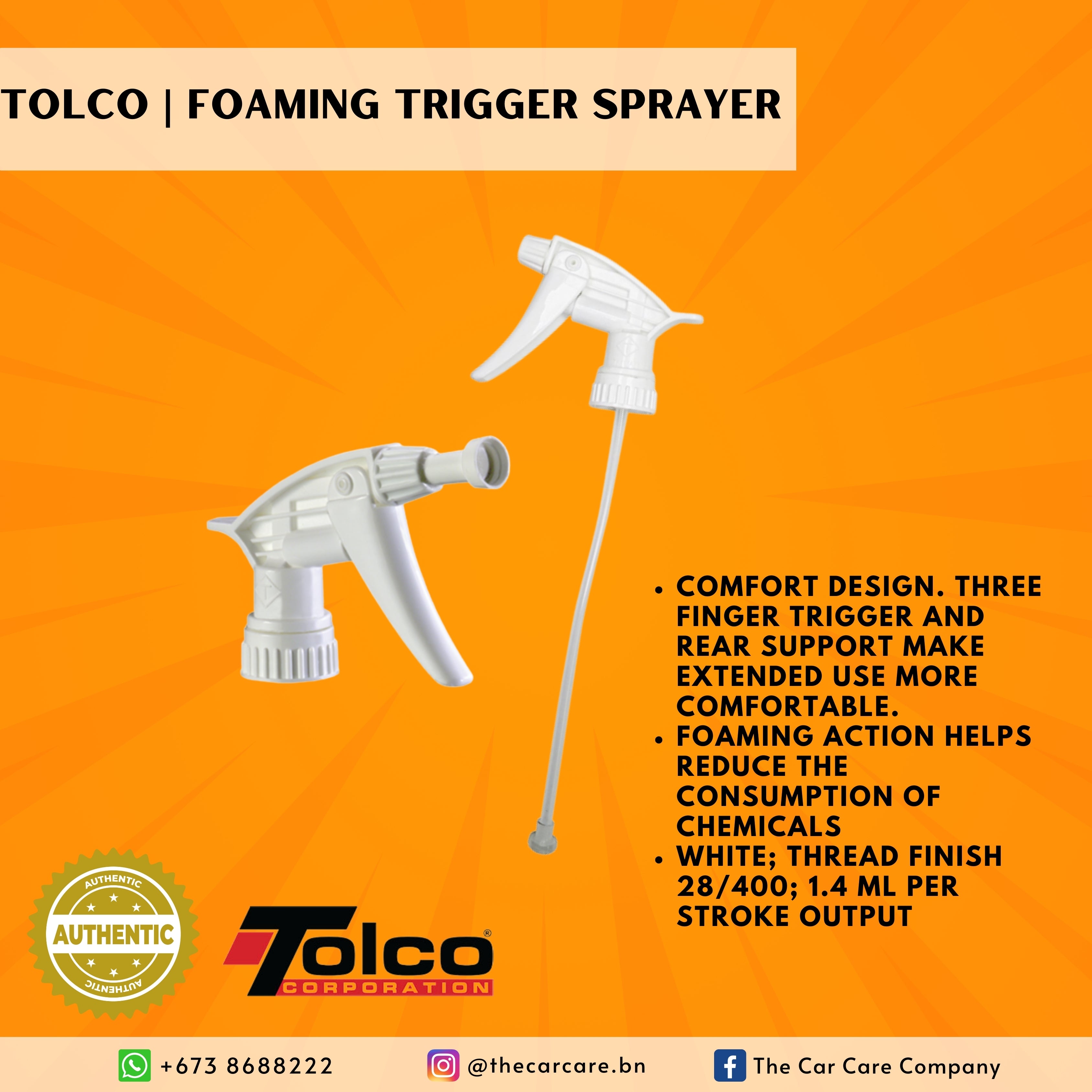 Foaming Trigger Sprayer – The Car Care Company