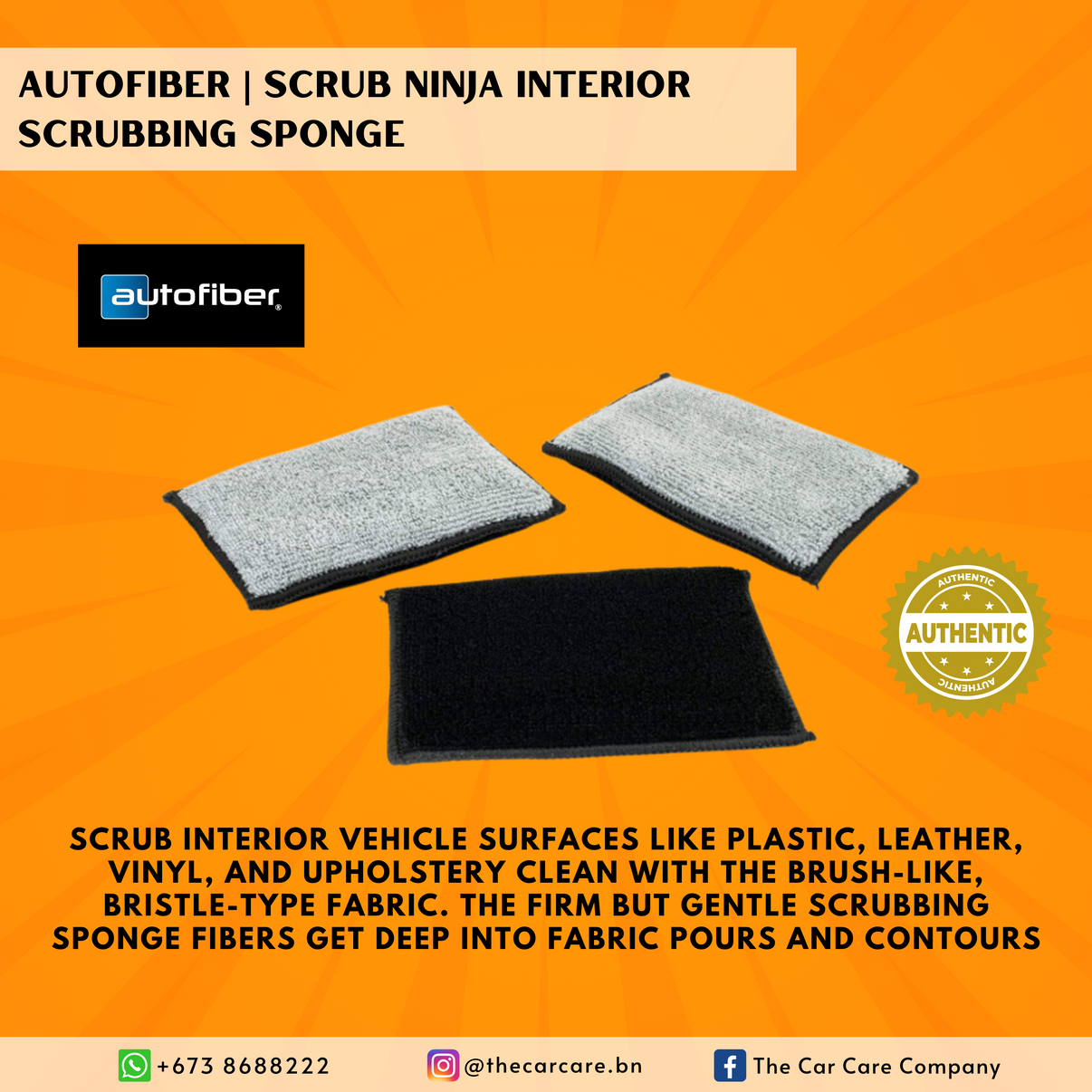 Scrub Ninja Interior Scrubbing Sponge – The Car Care Company