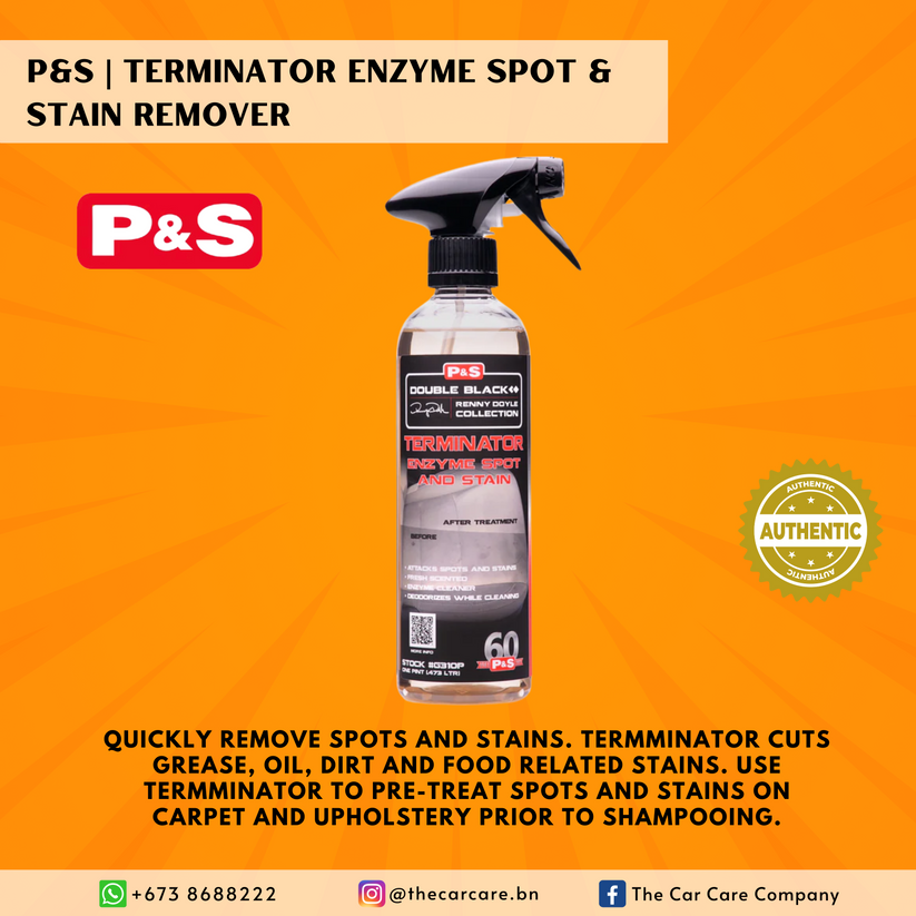 Terminator Enzyme Spot and Stain Remover – The Car Care Company