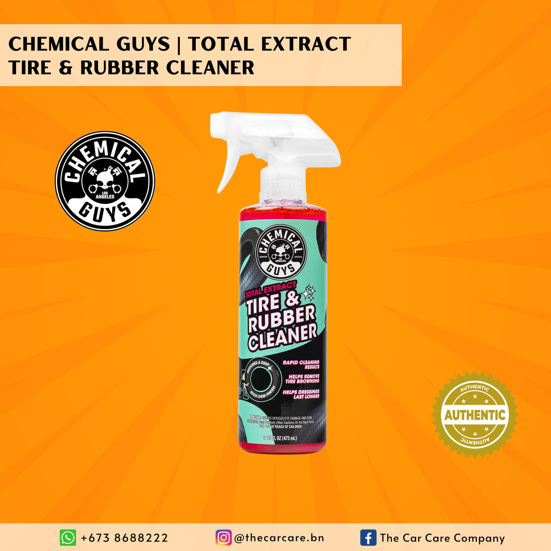 Total Extract Tire & Rubber Cleaner – The Car Care Company